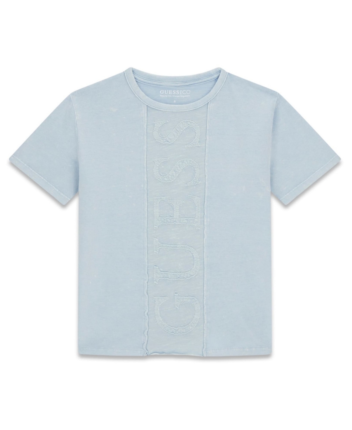 Click here for Guess Boys 7-18 Garment-Dyed Logo T-Shirt - Blue prices