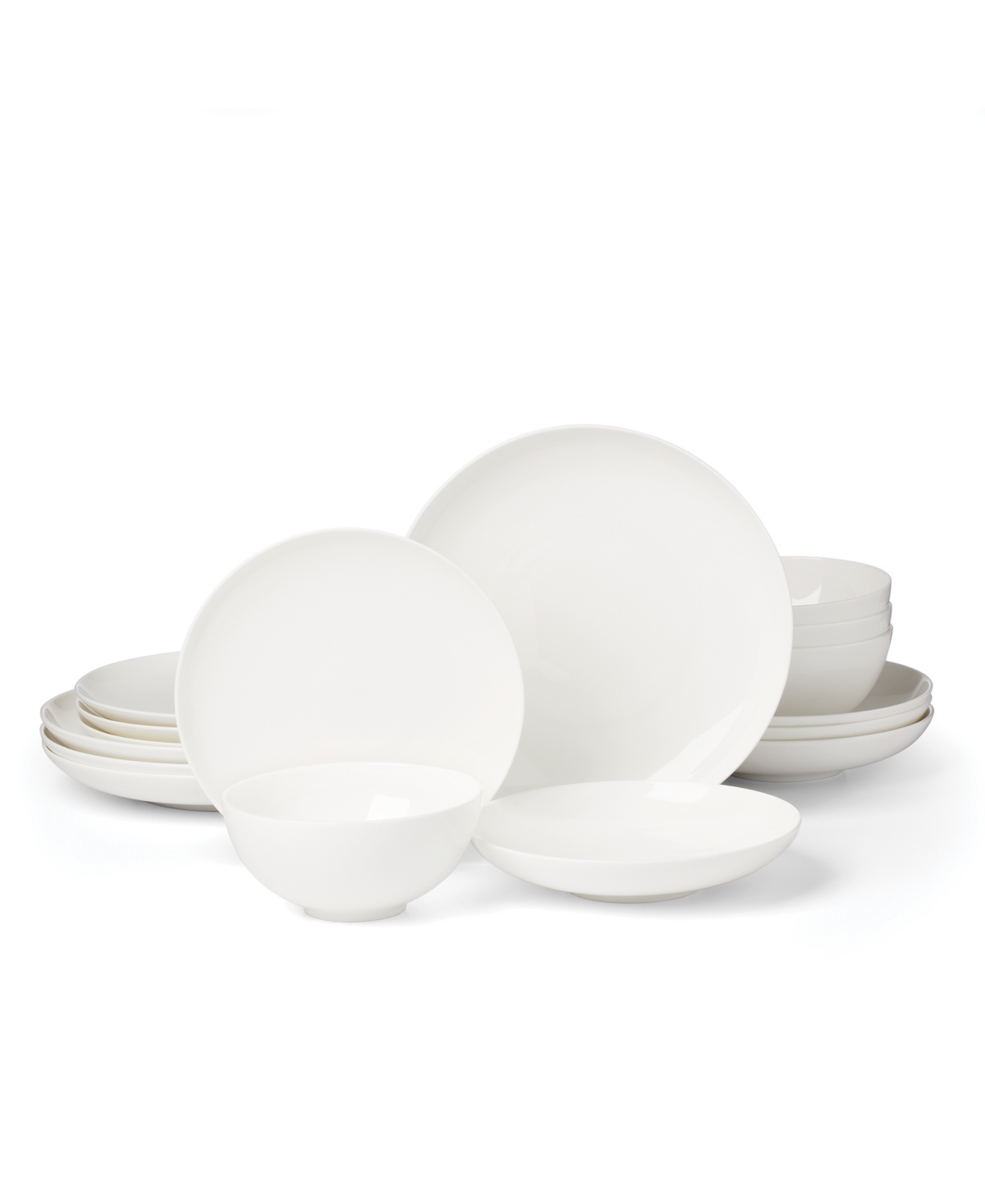 Click here for Lenox Studio 1414 Coupe 16-Pc. Dinnerware Set - Wh... prices