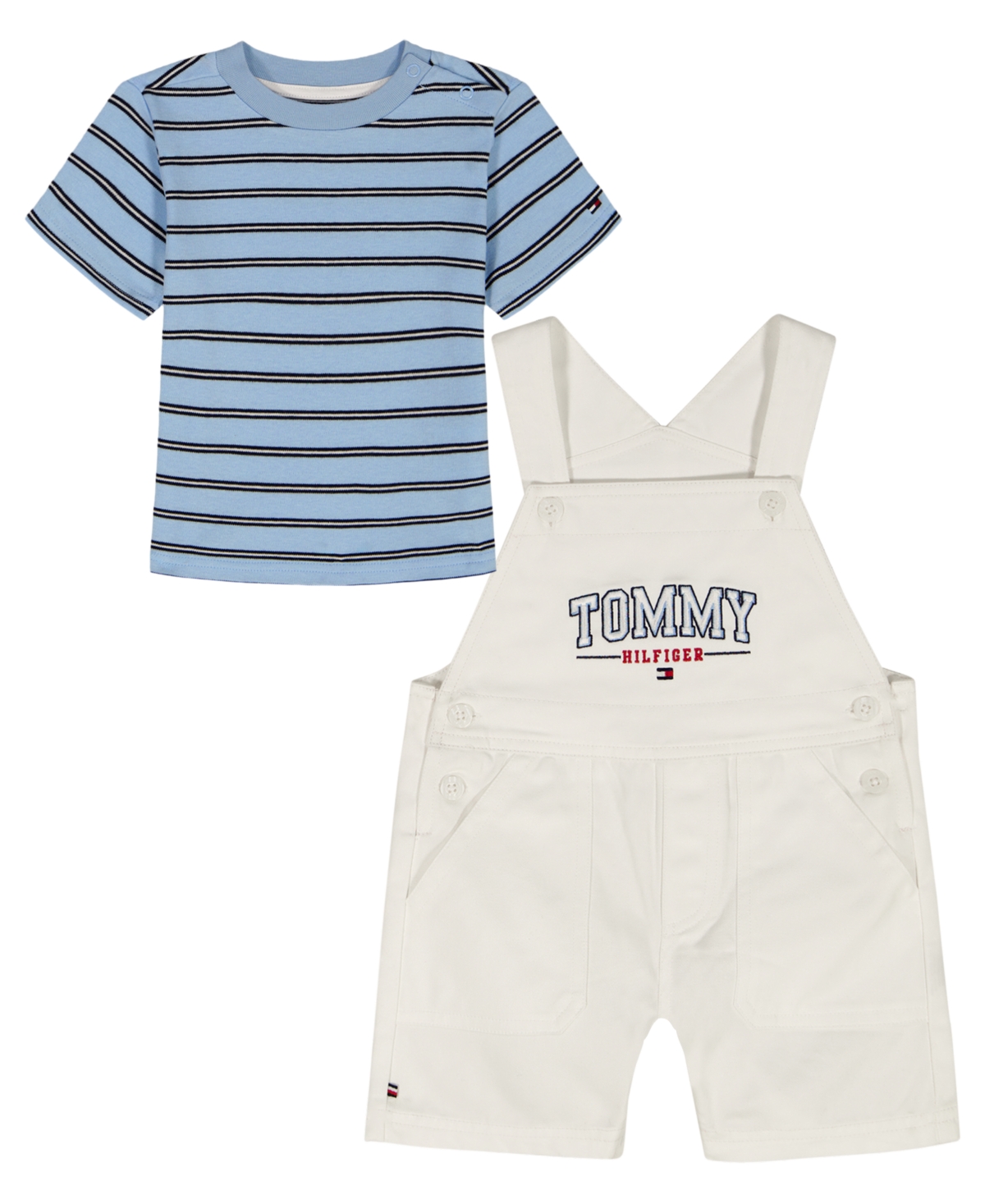 Click here for Tommy Hilfiger Baby Boys Striped T-Shirt and Twill... prices