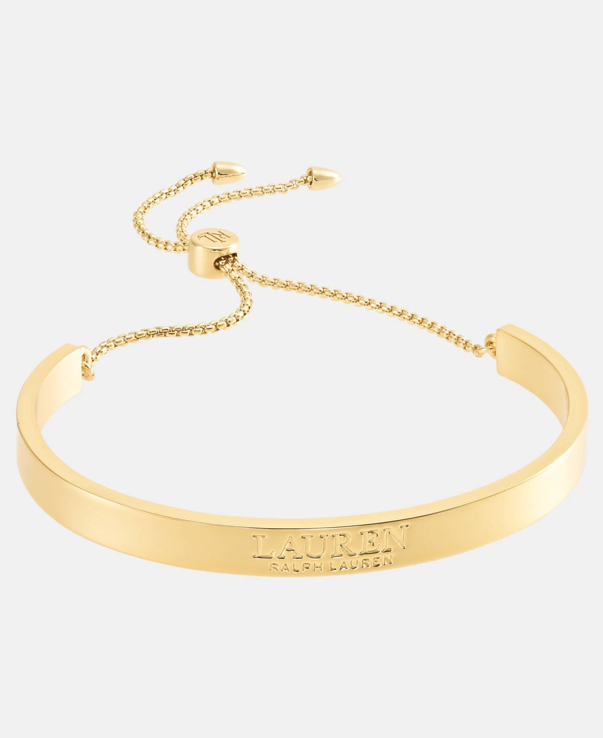 Click here for Lauren Ralph Lauren Logo Slider Bracelet - Gold prices