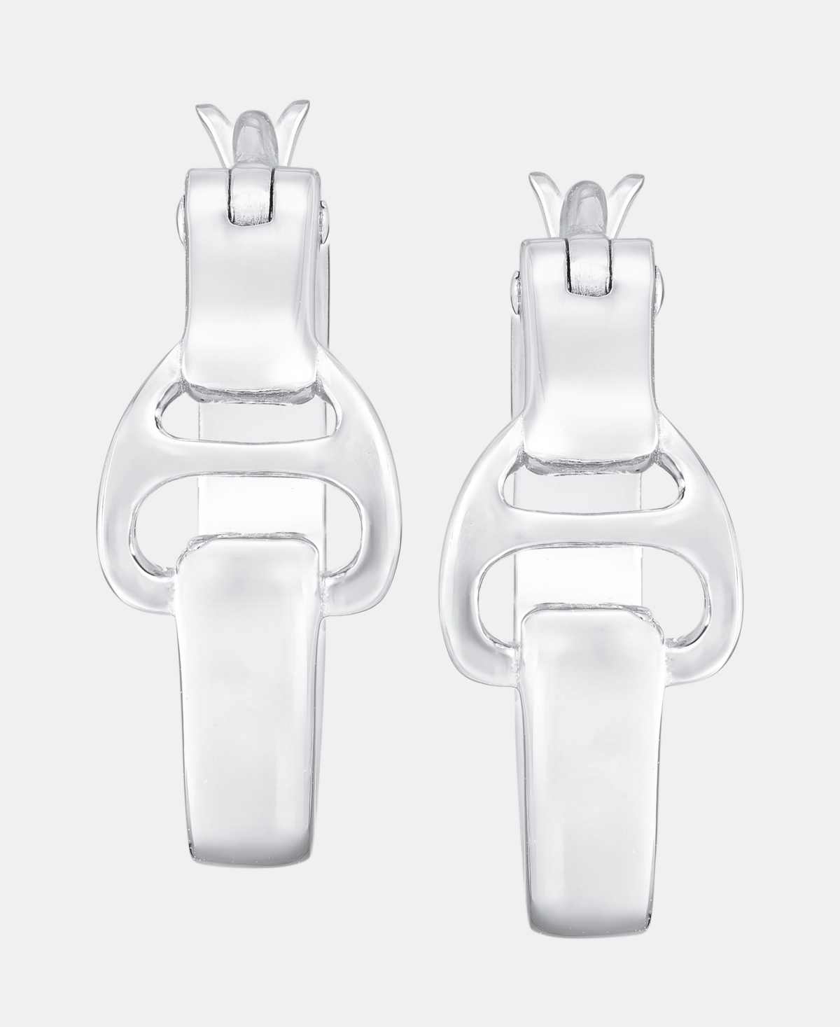 Click here for Lauren Ralph Lauren Equestrian Hoop Earrings in St... prices