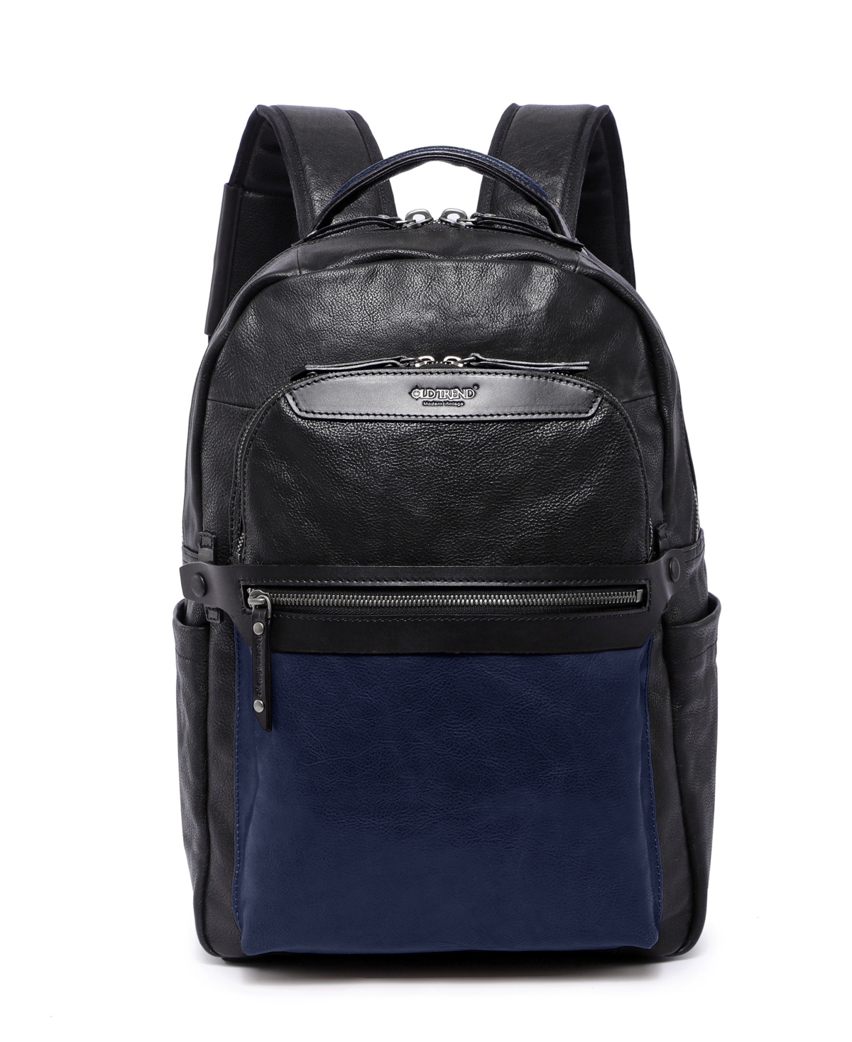 Click here for Old Trend Sotis Medium Leather Backpack - Navy prices