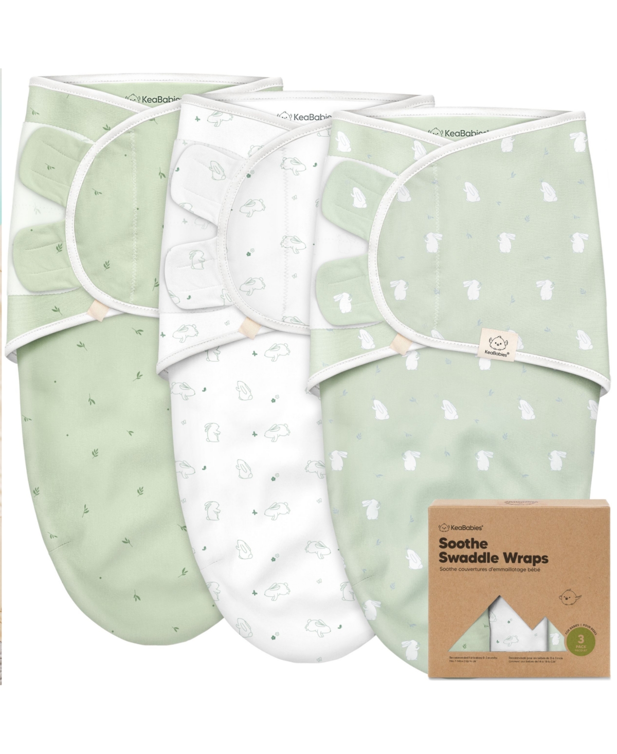 Click here for KeaBabies 3pk Soothe Baby Swaddle  Organic Baby Sw... prices