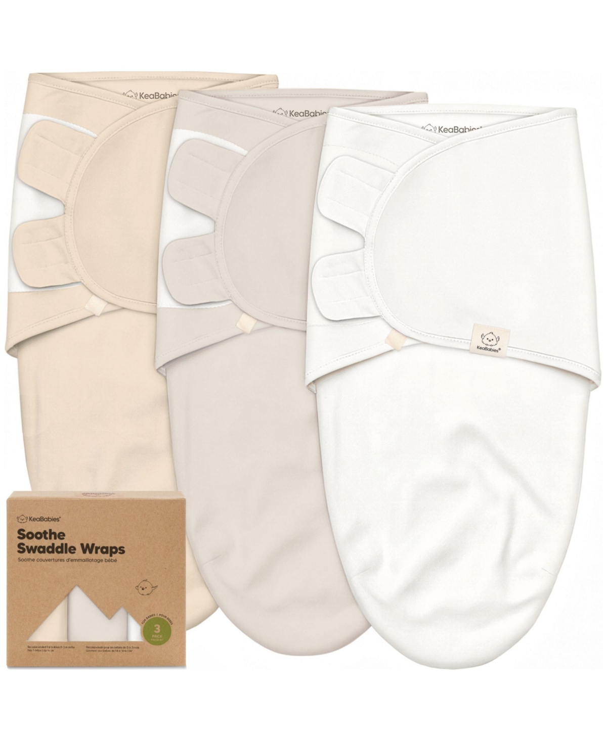 Click here for KeaBabies 3pk Soothe Baby Swaddle  Organic Baby Sw... prices