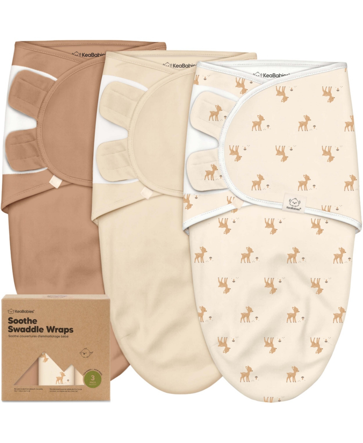 Click here for KeaBabies 3pk Soothe Baby Swaddle  Organic Baby Sw... prices