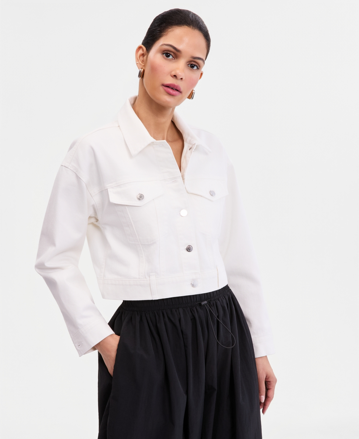 Click here for I.n.c. International Concepts Womens Cropped Denim... prices