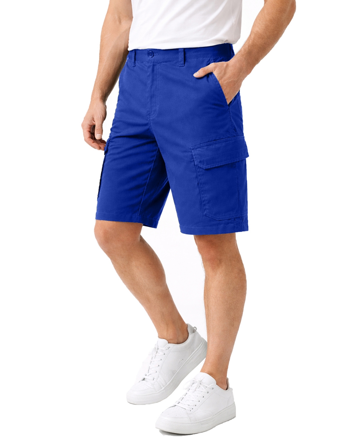 Click here for Blu Rock Mens Cotton Flex-Stretch Cargo Shorts - M... prices