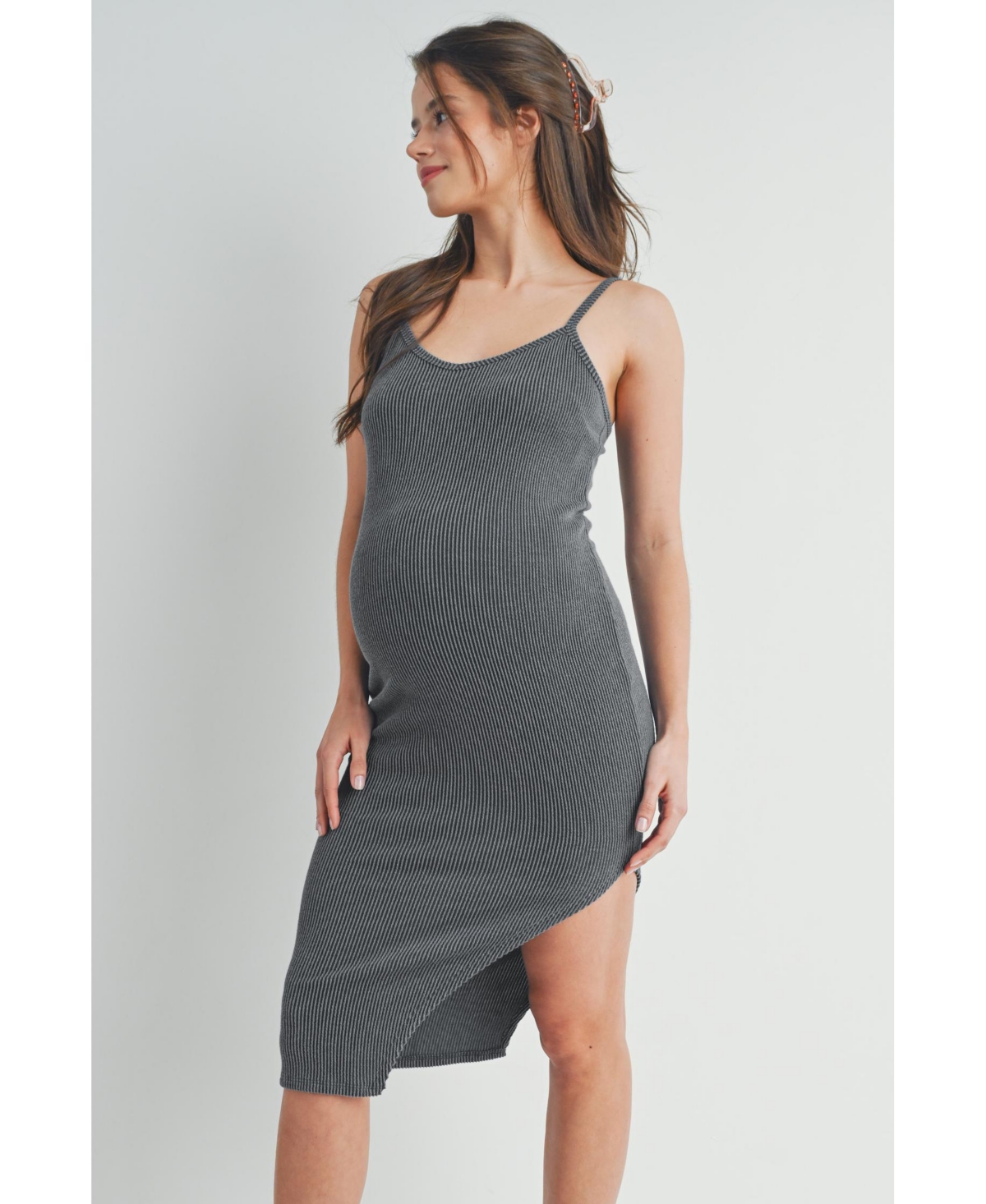 Click here for Hello Miz Maternity Bodycon Ribbed Sleeveless Scoo... prices