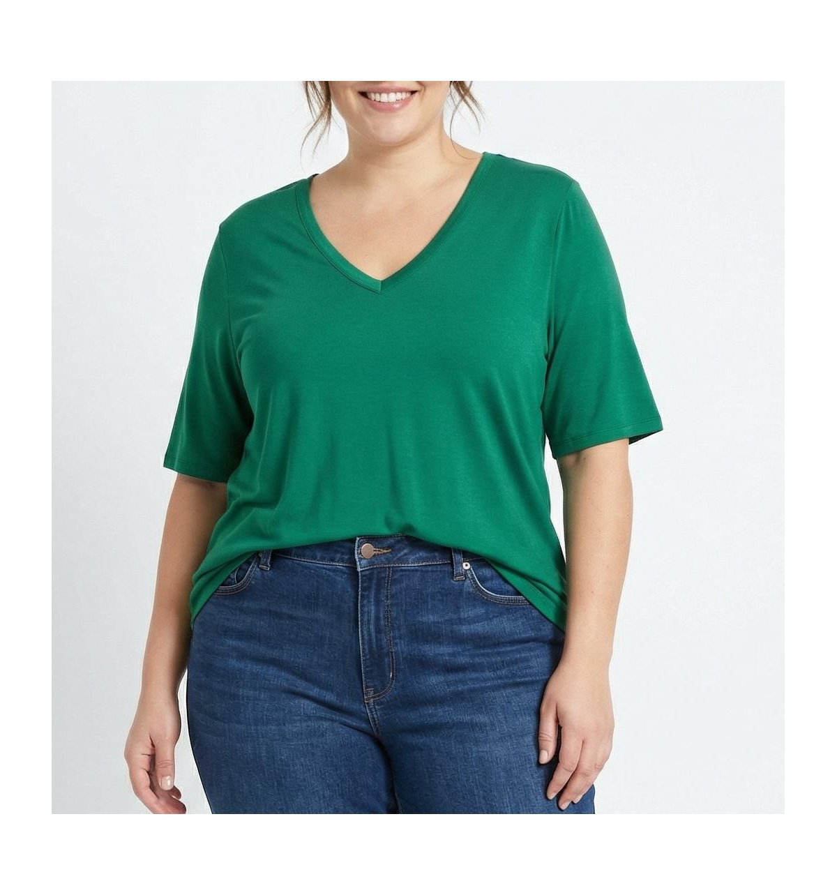 Click here for Universal Standard Womens Lily Liquid Jersey Crew... prices