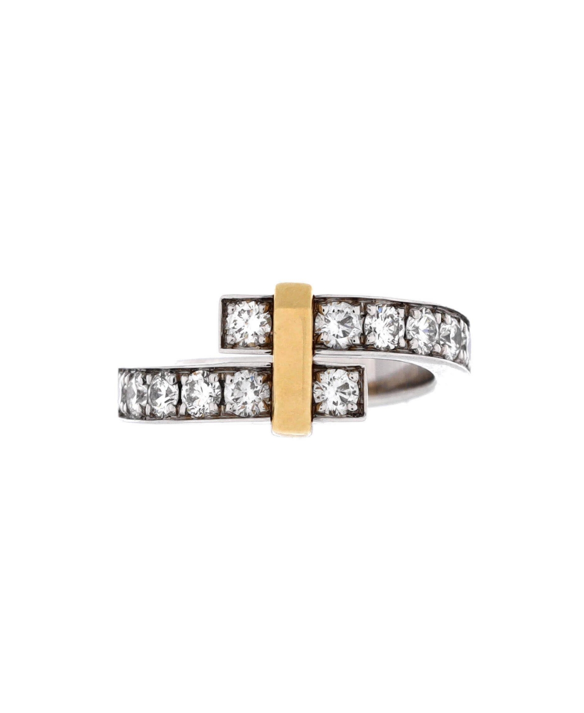 Click here for Pre-Owned Tiffany & Co Edge Bypass Ring - 18k yell... prices