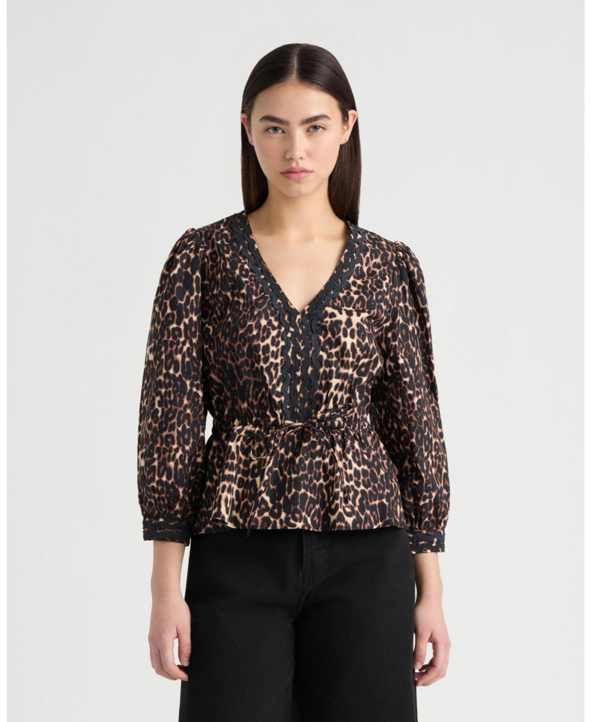 Click here for Nvlt Womens Peplum Blouse with Ric Rac Detailing -... prices