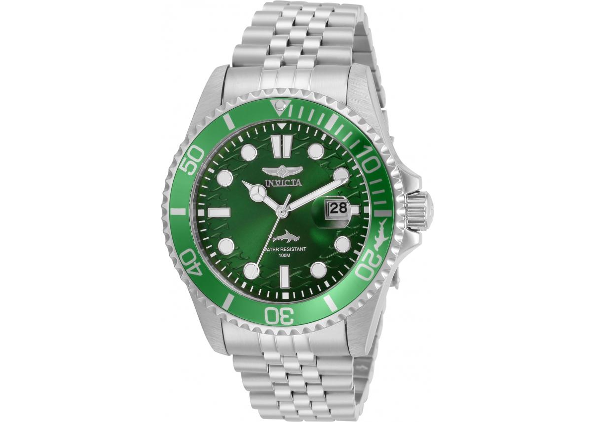 Click here for Invicta Mens 30611 Pro Diver Quartz 3 Hand Green D... prices