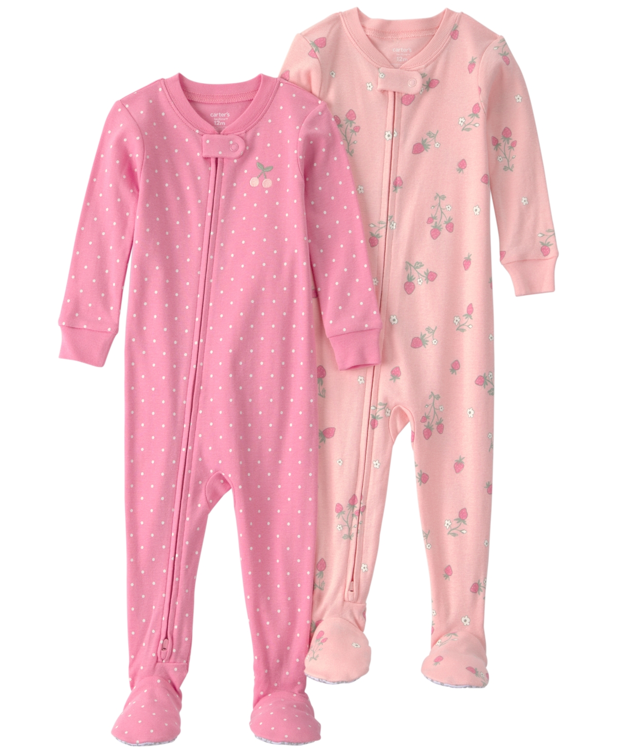 Click here for Carters Baby Girls Strawberry and Polka Dots Print... prices