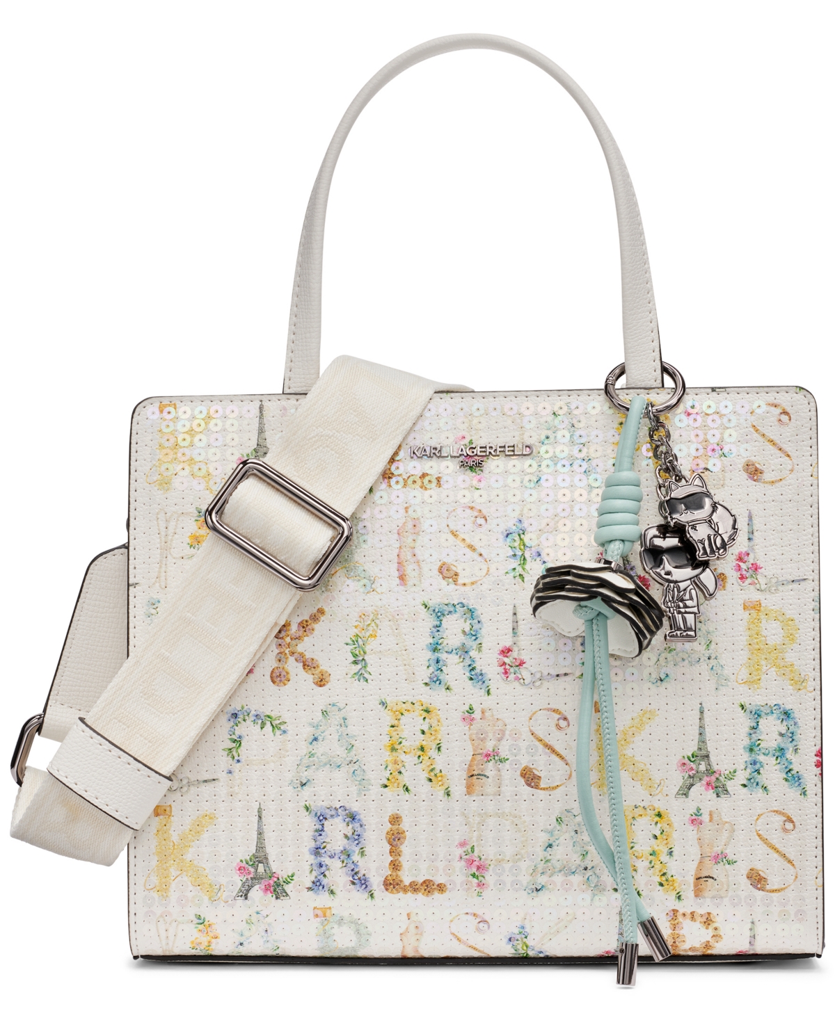 Click here for Karl Lagerfeld Paris Maybelle Mini Satchel Bag - W... prices