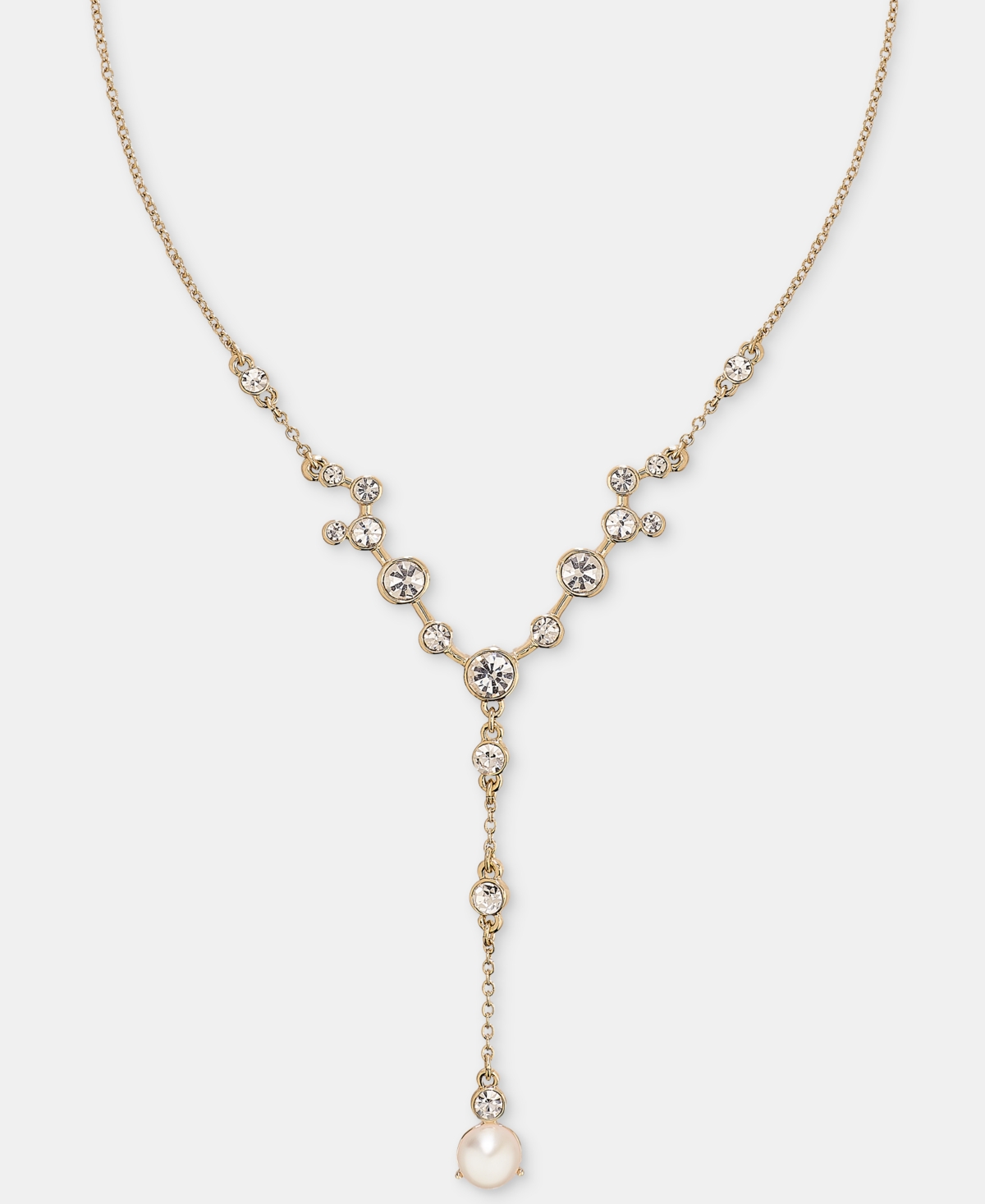 Click here for Anne Klein Crystal & Imitation Pearl Station Laria... prices