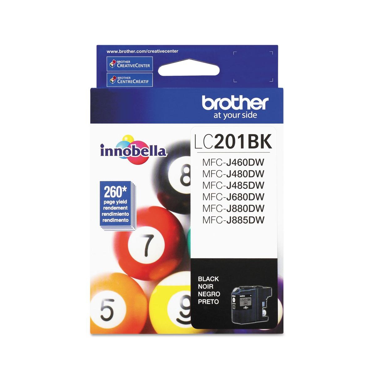 Click here for Brother LC201BK Innobella 260 Page-Yield Ink - Bla... prices