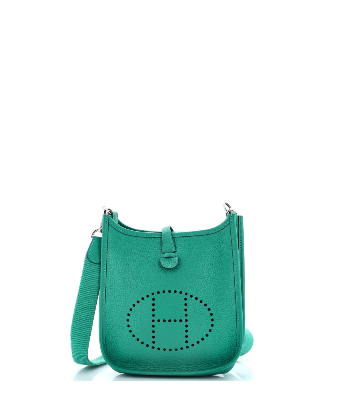 Click here for Pre-Owned HERMES Tpm Evelyne Bag Gen Iii Clemence... prices
