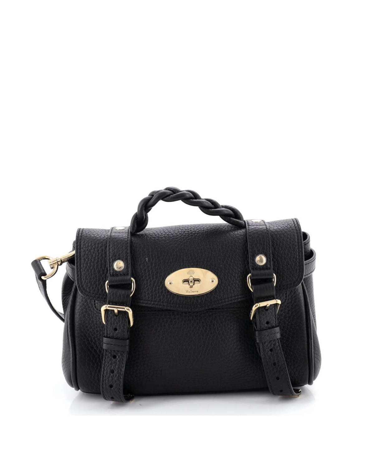 Click here for Pre-Owned Mulberry Mini Alexa Satchel Nm Leather -... prices