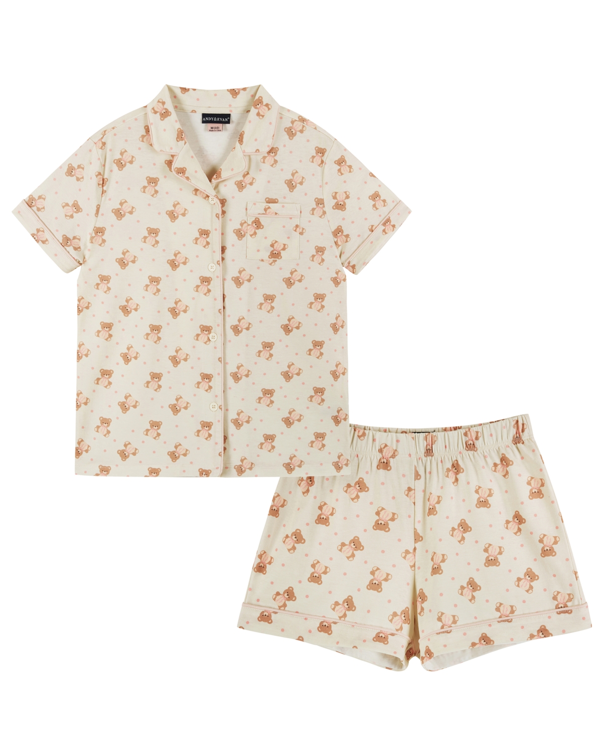 Click here for Andy & Evan Girls 6-16 Button-Down Shirt and Short... prices