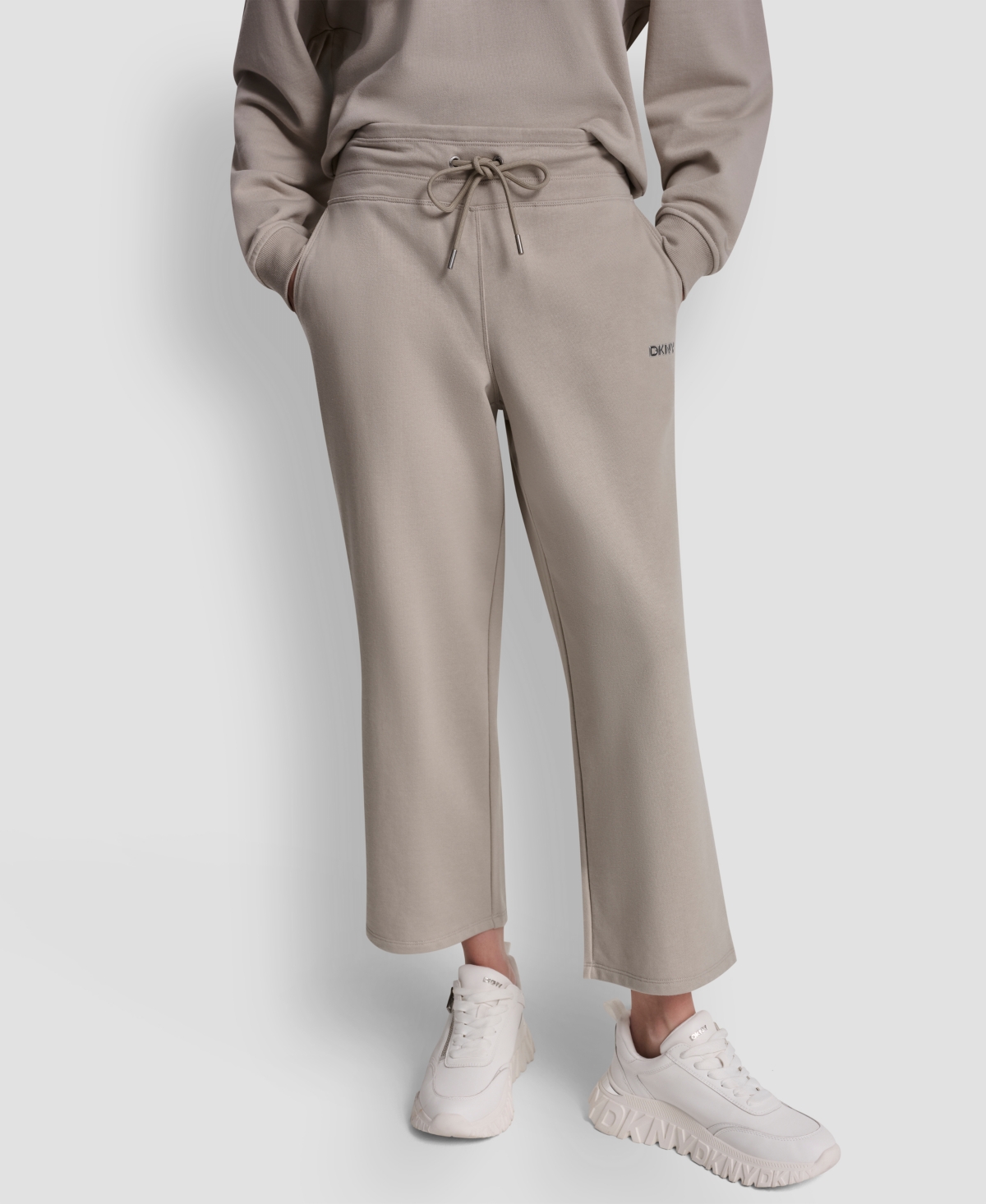 Click here for Dkny Sport Womens Metallic Bubble Logo Crop Pants... prices