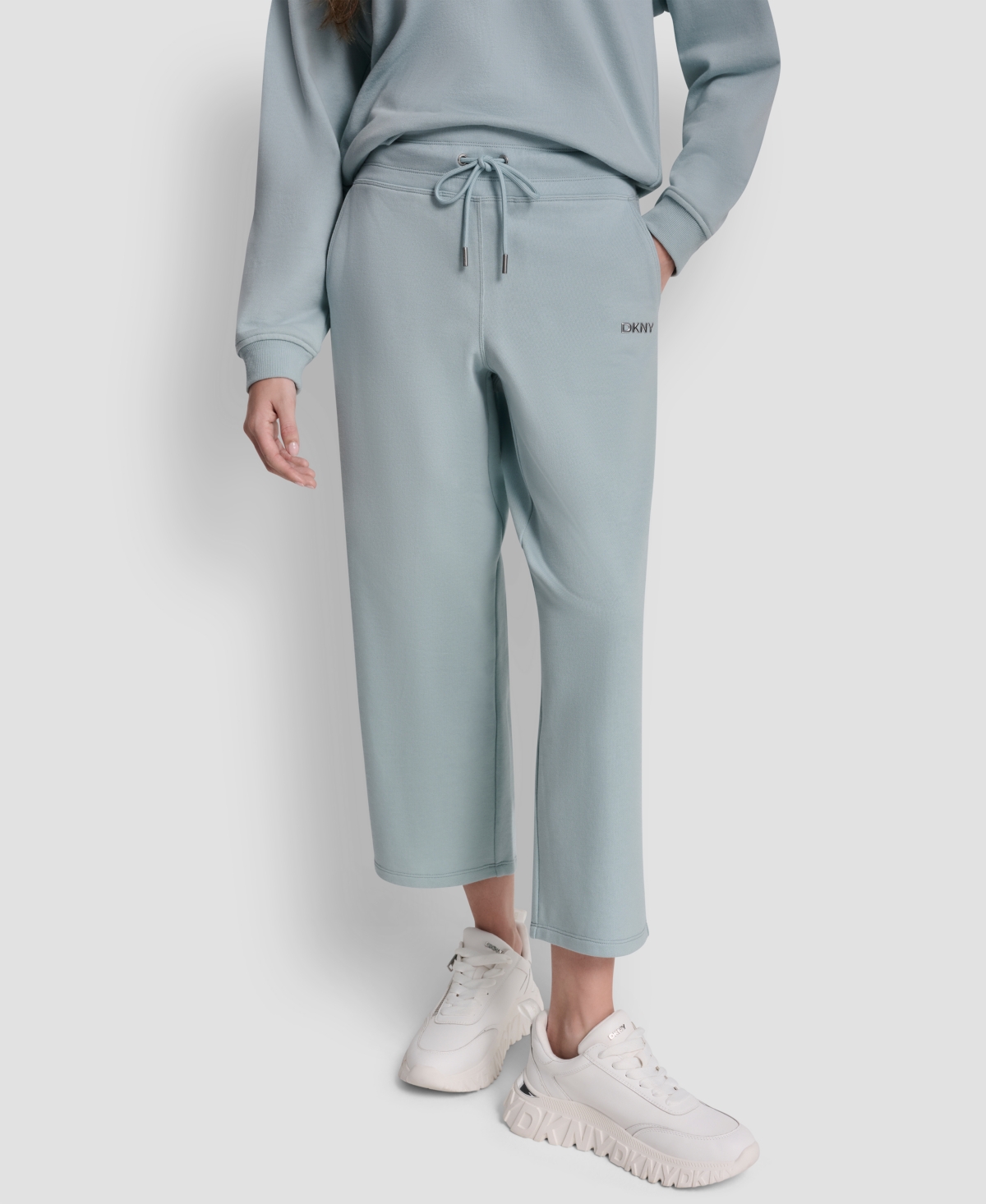 Click here for Dkny Sport Womens Metallic Bubble Logo Crop Pants... prices