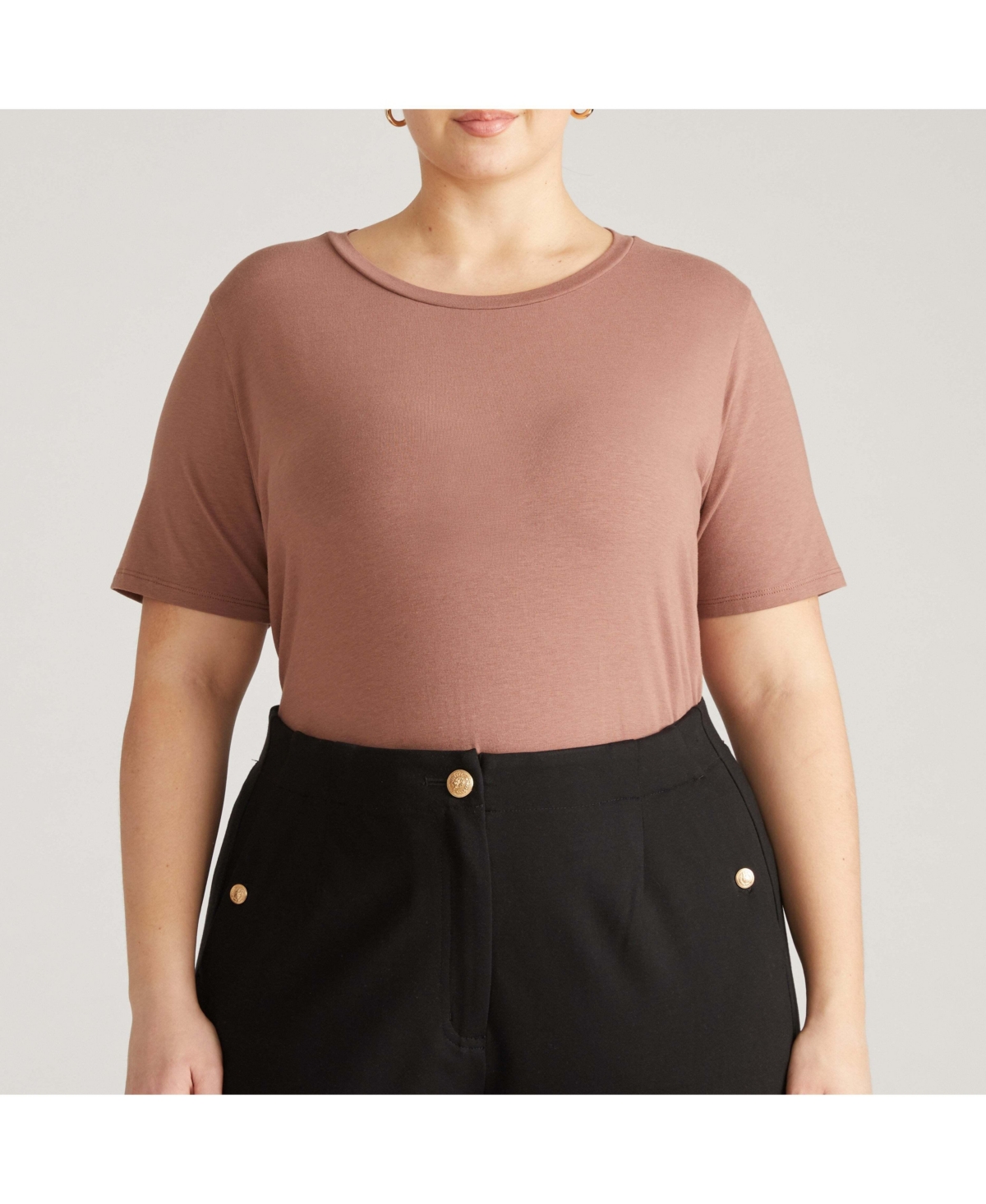 Click here for Universal Standard Womens Plus Size Tee Rex - Alls... prices