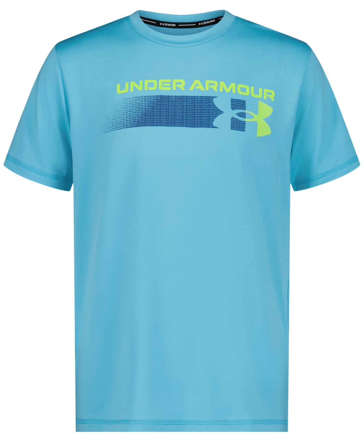 Click here for Under Armour Boys 8-20 Printed Crewneck Swim Rashg... prices