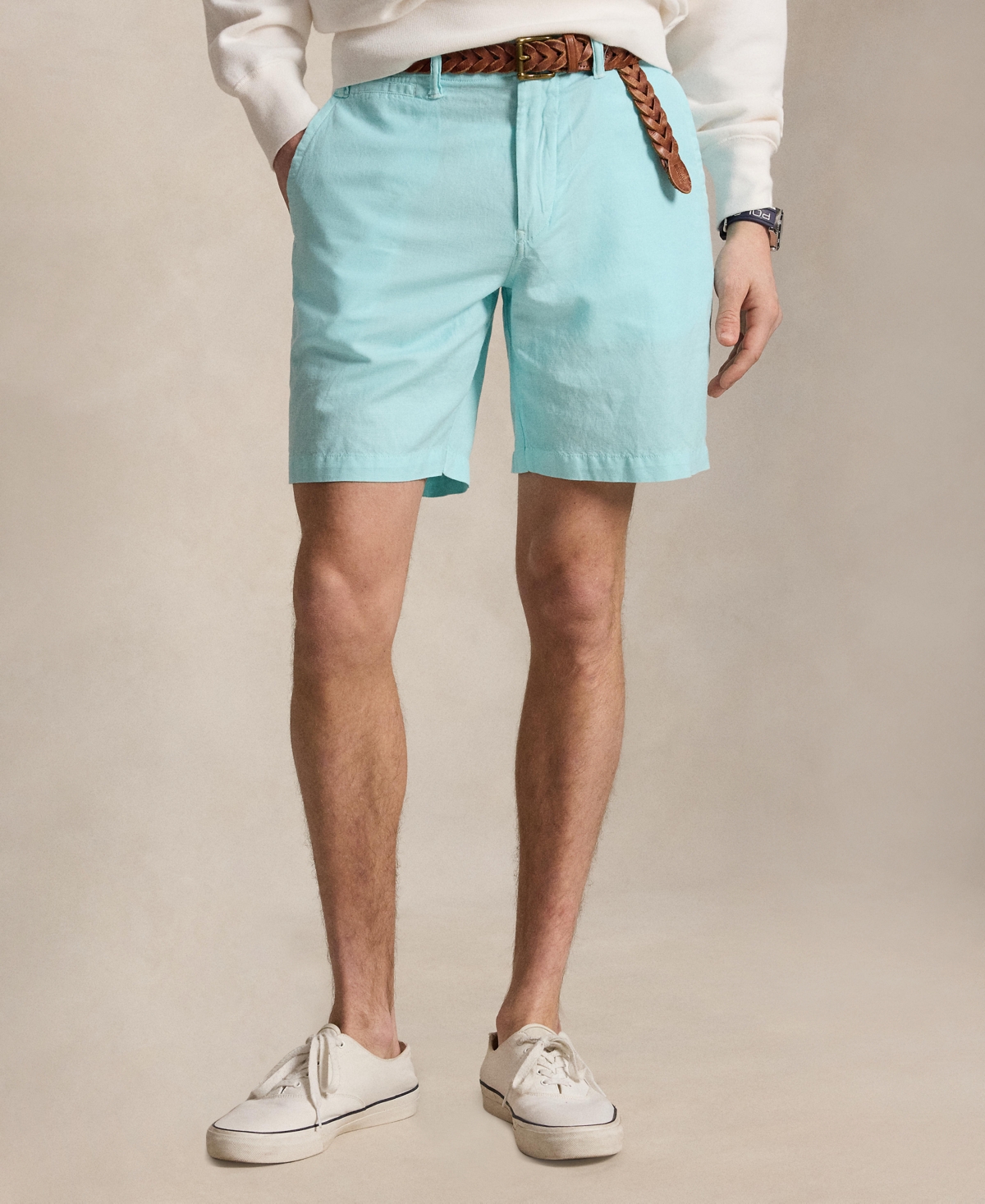 Click here for Polo Ralph Lauren Mens 8.5 Straight-Fit Linen Cott... prices