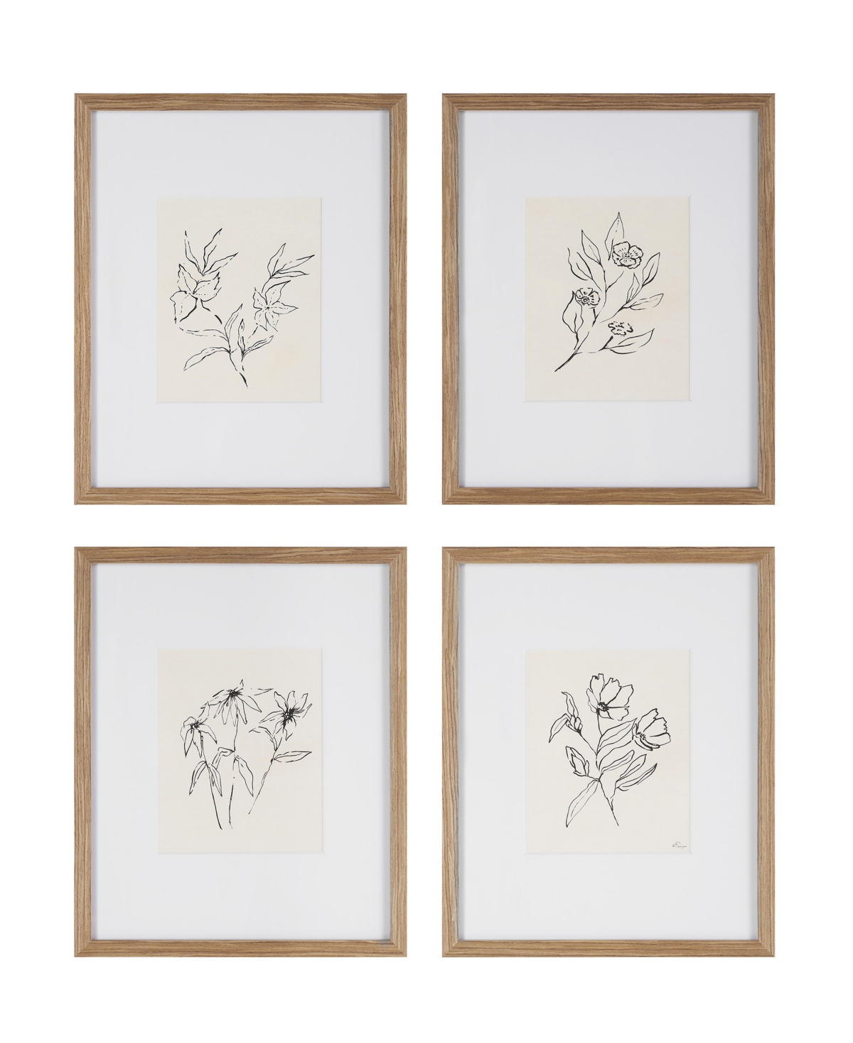 Click here for Ren Wil Palmela 4-Pc. Wall Decor Set - Ivory prices