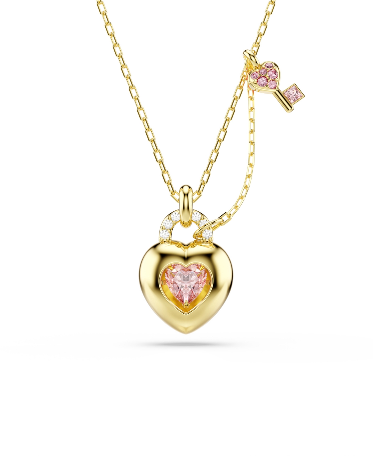 Click here for Swarovski Gold-Tone Plated Heart Lock and Key Idyl... prices
