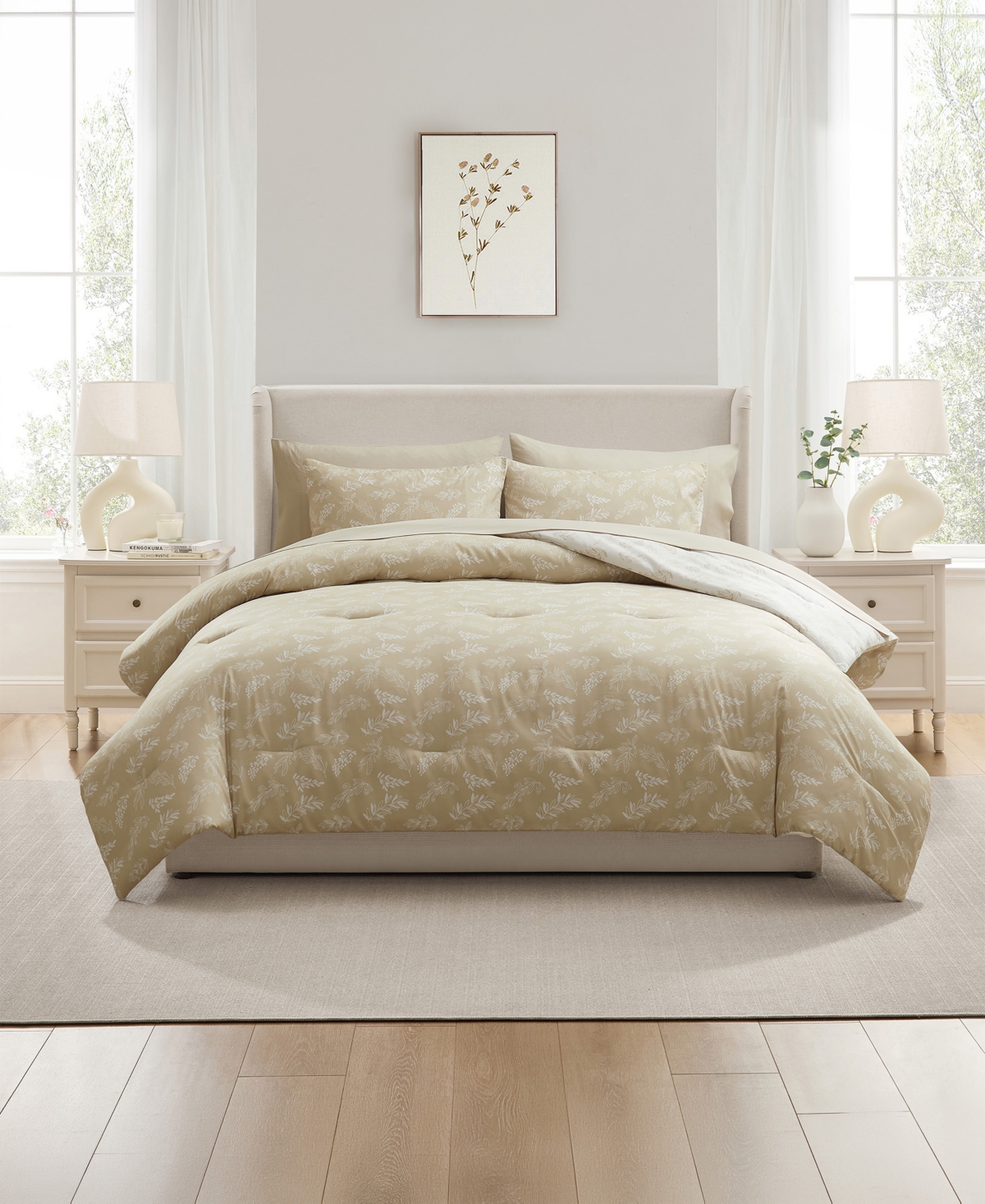 Click here for Nestl Luxury Soft Botanical Design 7-Pc. Comforter... prices