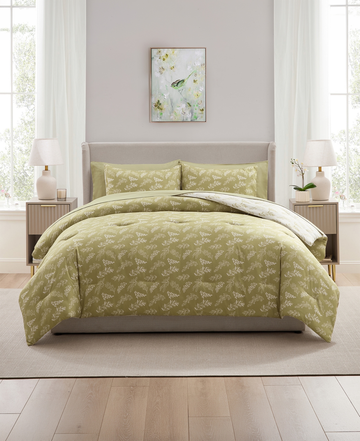 Click here for Nestl Luxury Soft Botanical Design 7-Pc. Comforter... prices