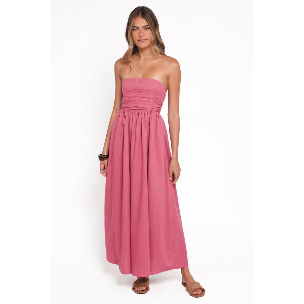 Click here for Petal and Pup Womens Kayt Strapless Dress - Floral... prices