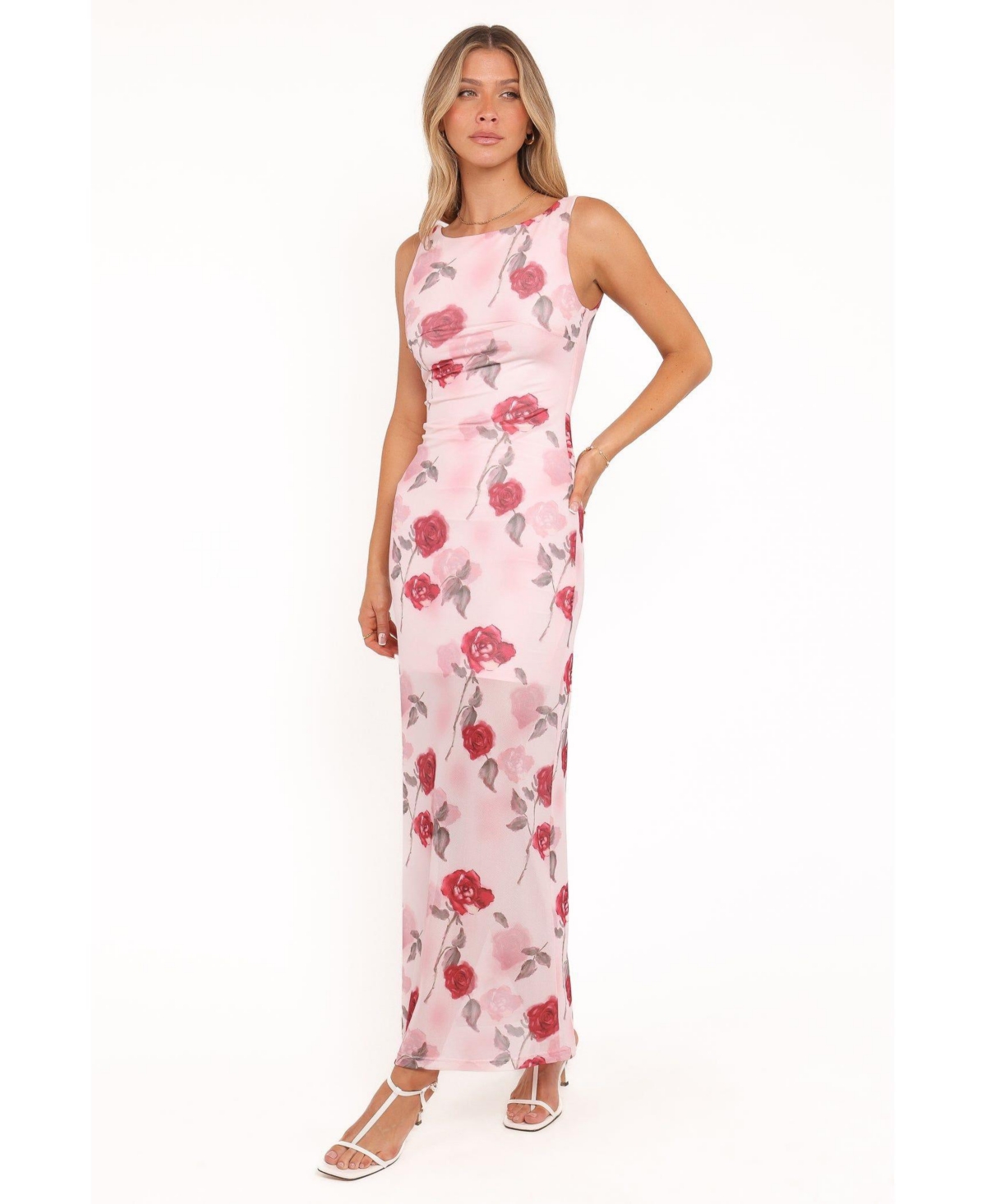 Click here for Petal and Pup Womens Brissa Maxi Dress - Pink flor... prices