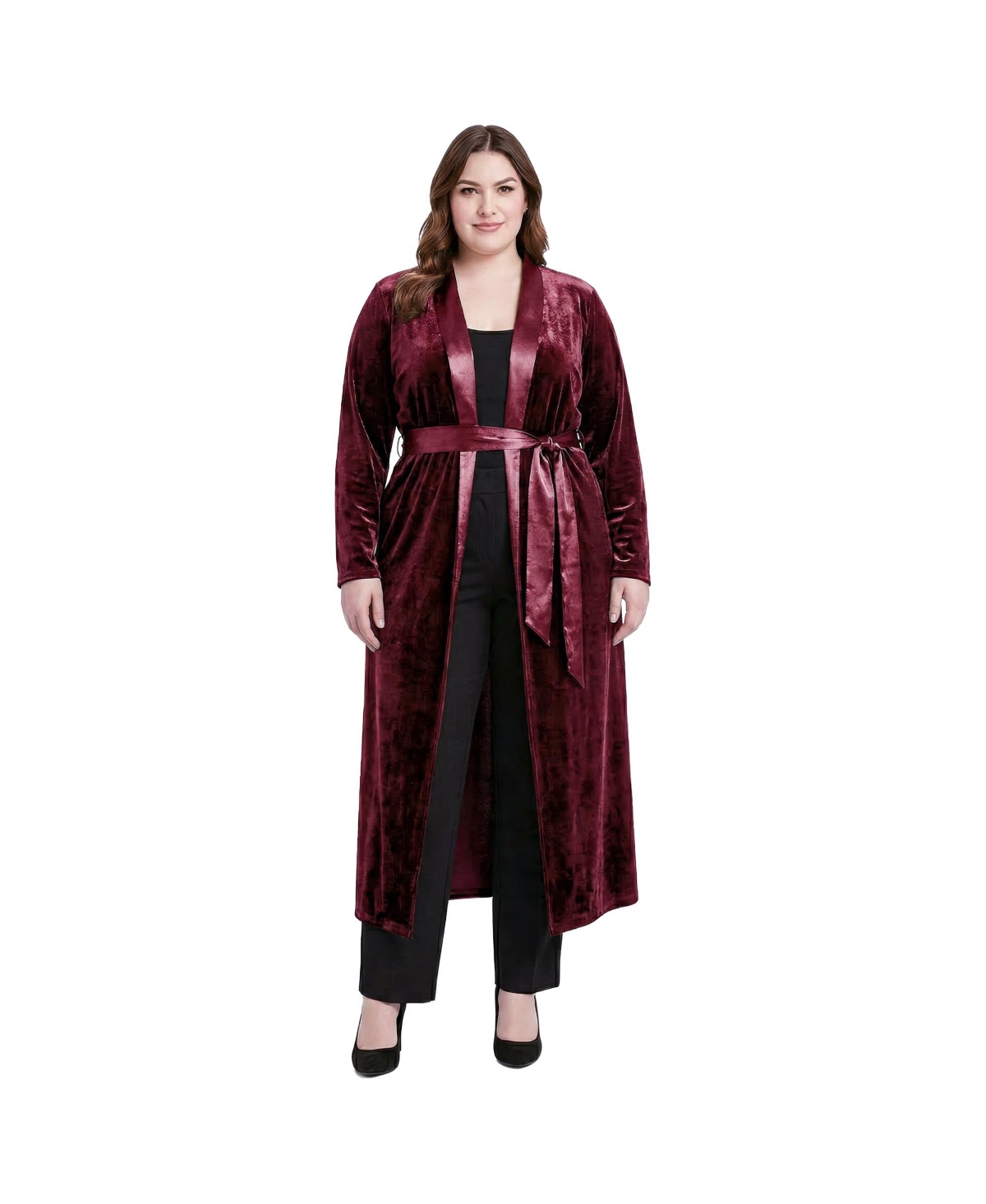 Click here for Standards & Practices Plus Size Velvet Wrap Satin... prices