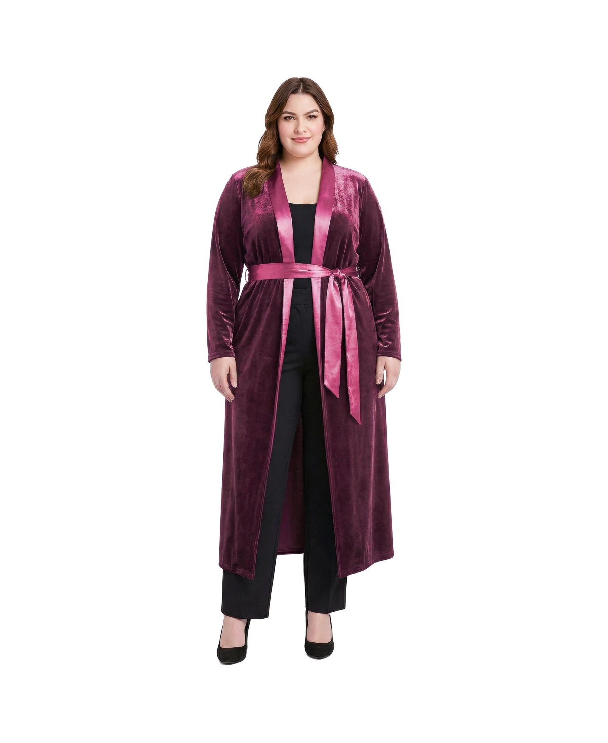Click here for Standards & Practices Plus Size Velvet Wrap Satin... prices