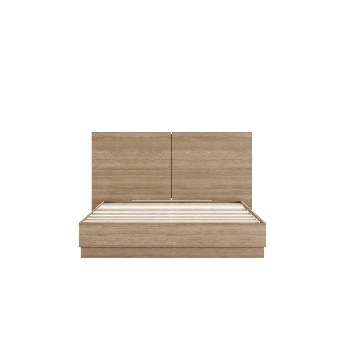 Click here for Nexera Milano Platform Bed - Brown oak prices
