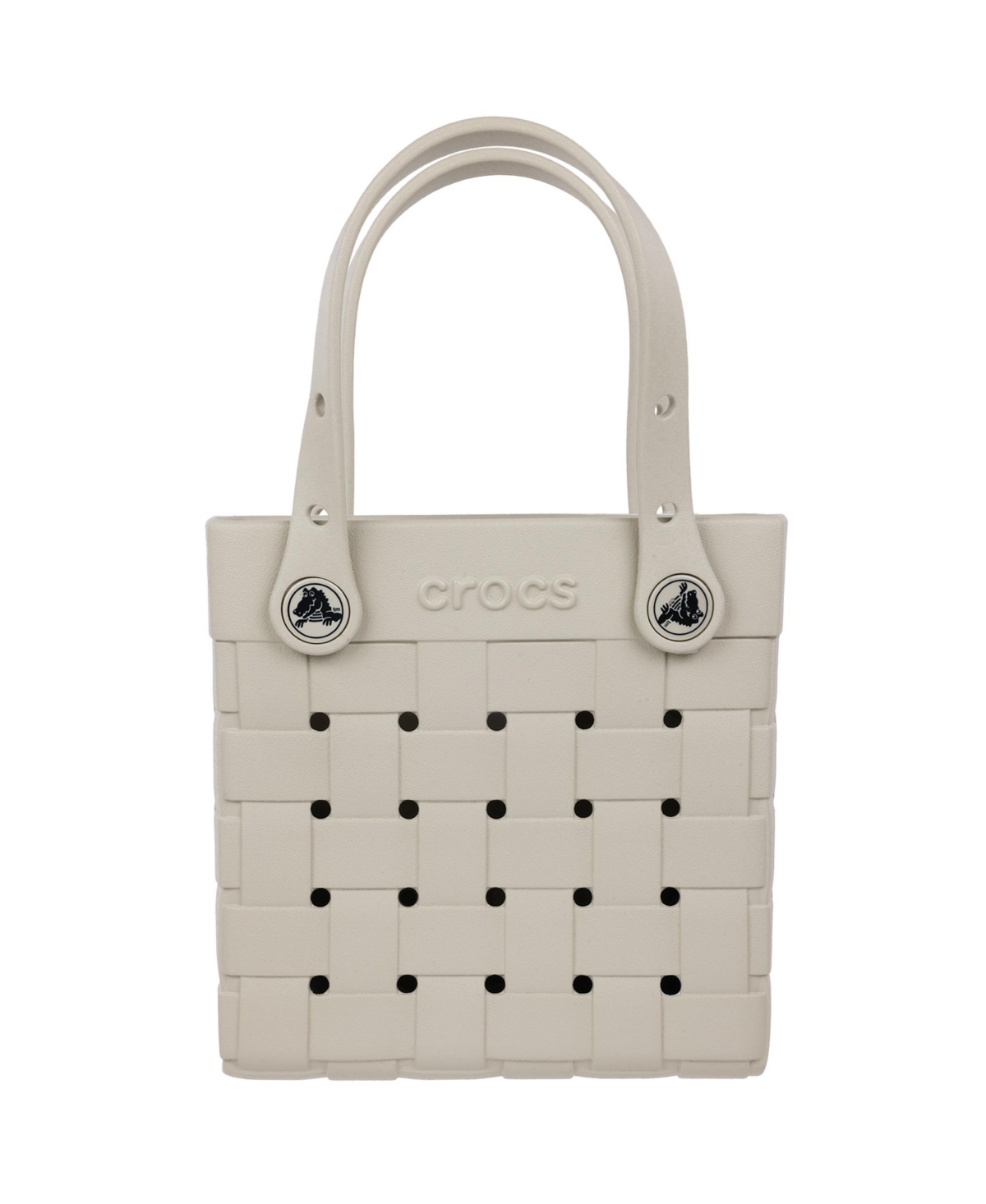 Click here for Crocs Small Woven Style Crocssbody Tote with Top H... prices