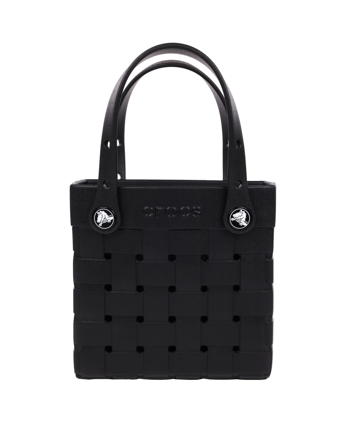 Click here for Crocs Small Woven Style Crocssbody Tote with Top H... prices