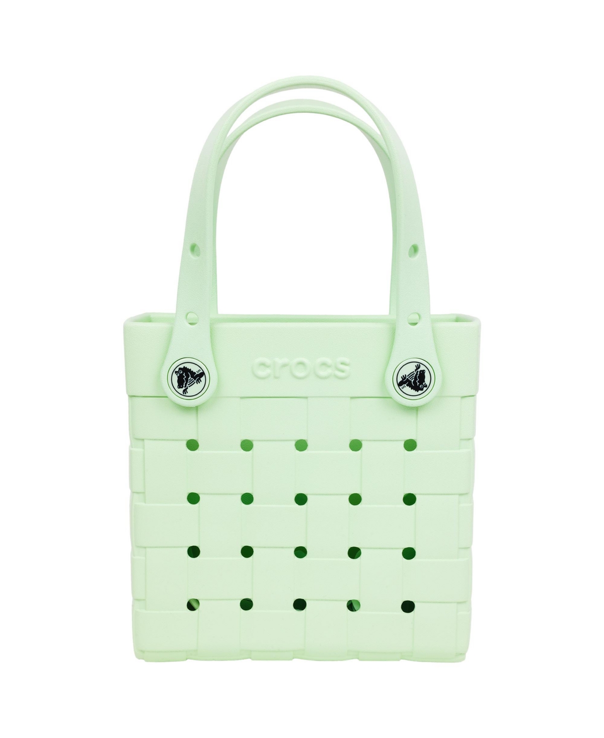 Click here for Crocs Small Woven Style Crocssbody Tote with Top H... prices