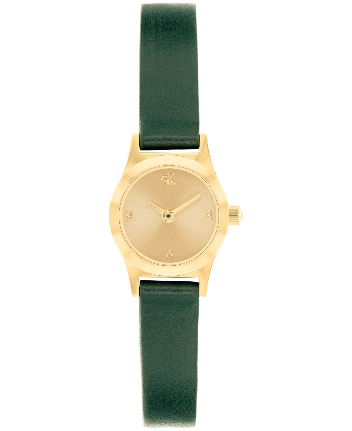 Click here for Calvin Klein Womens Ck Contemporary Green Leather... prices