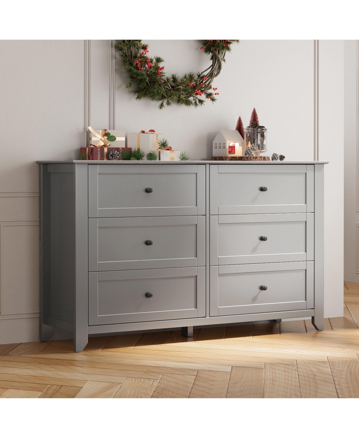 Click here for gaomon Modern 6 Drawer Dresser for Bedroom  54... prices