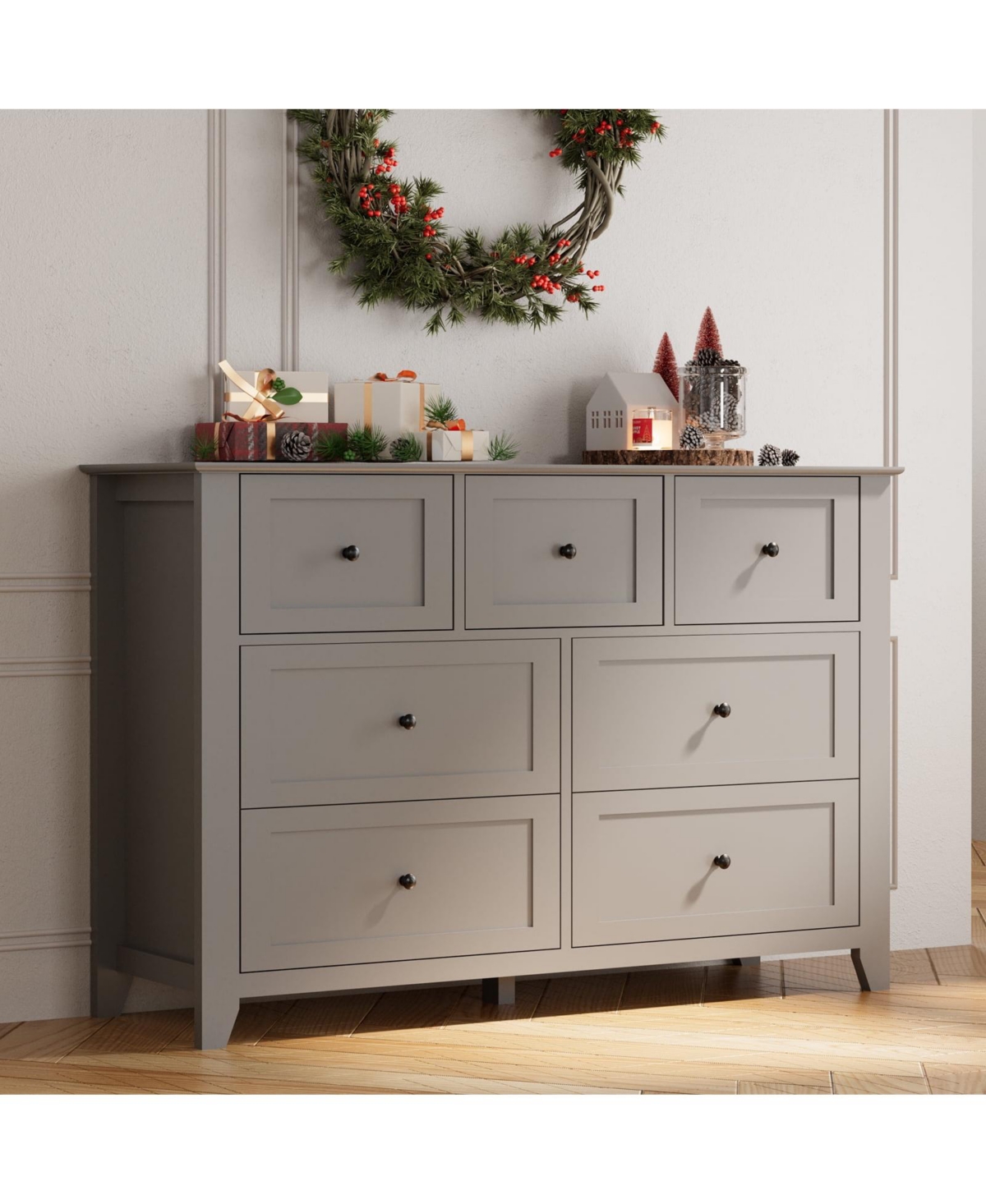 Click here for gaomon Modern 7 Drawer Dresser for Bedroom  54... prices