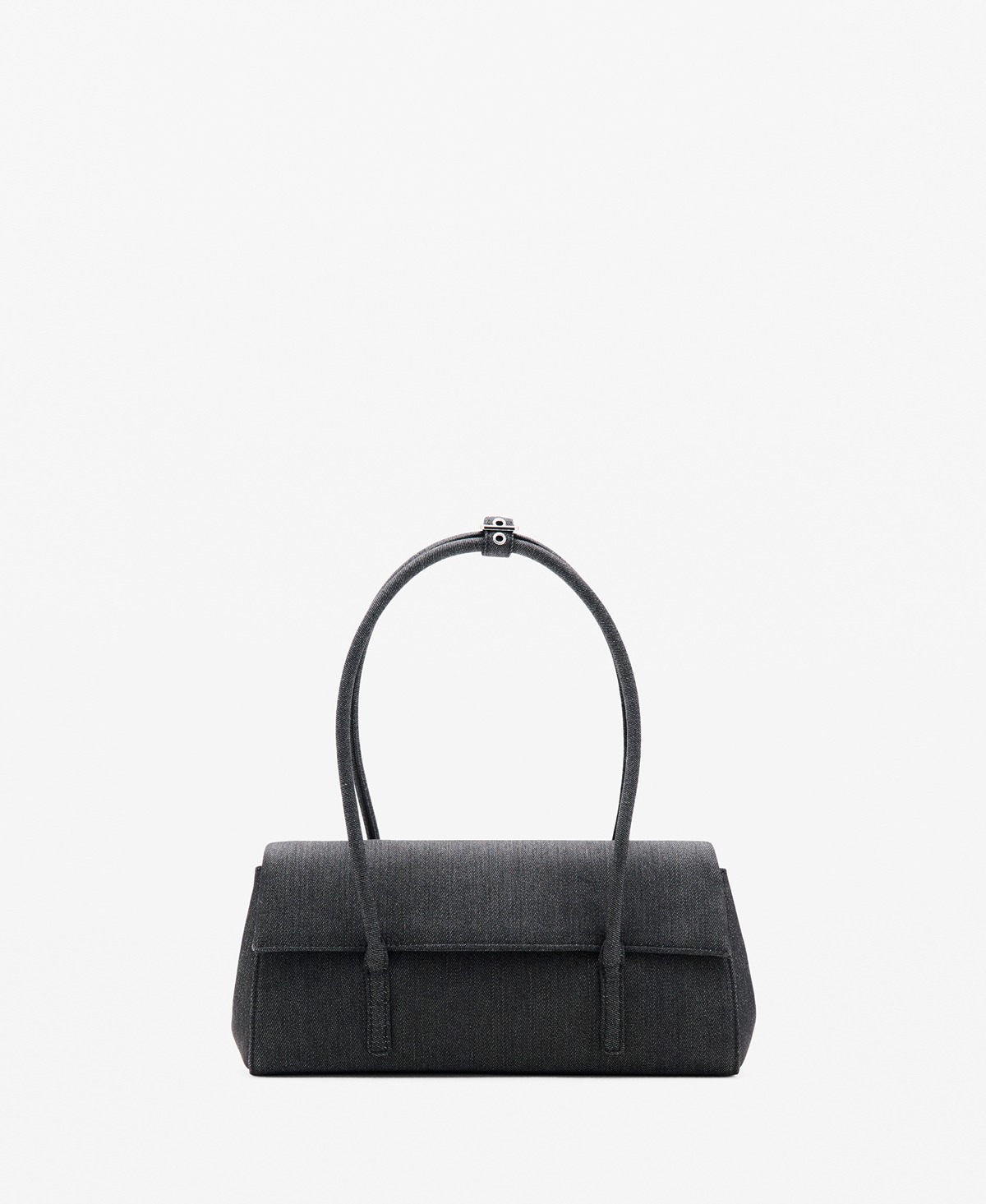 Click here for Mango Womens Denim Shoulder Bag - Dark Blue prices