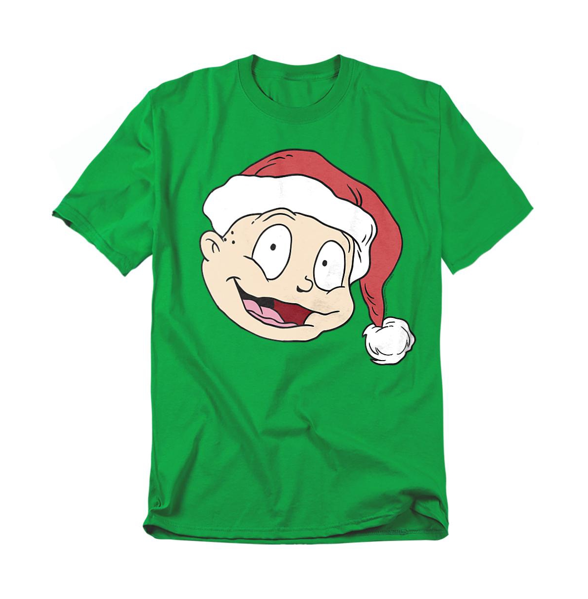 Click here for Rugrats Mens Tommy Santa Hat T-Shirt - Kelly green prices