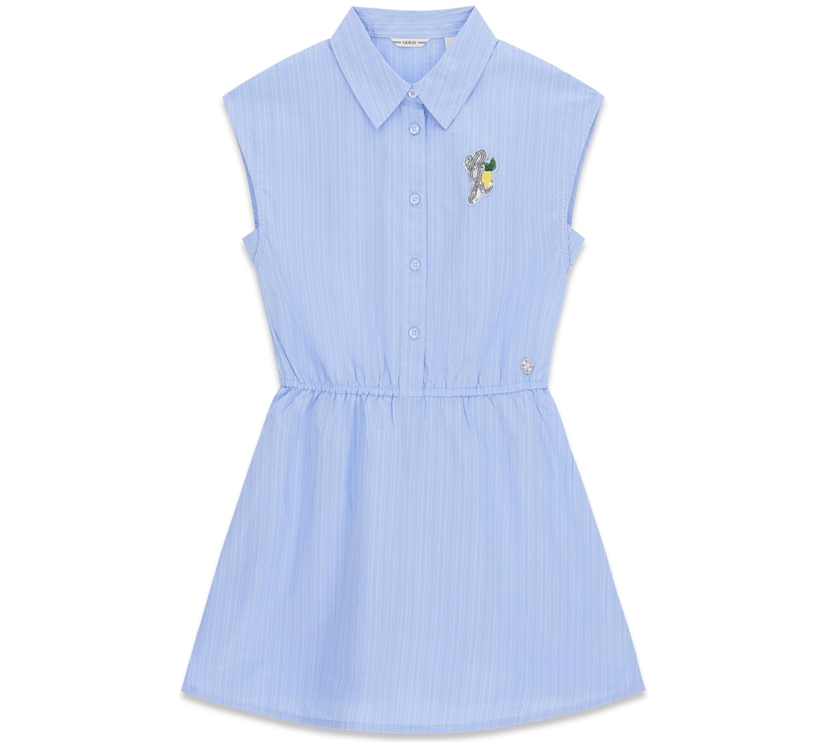 Click here for Guess Girls 7-16 Poplin Dress - Blue prices