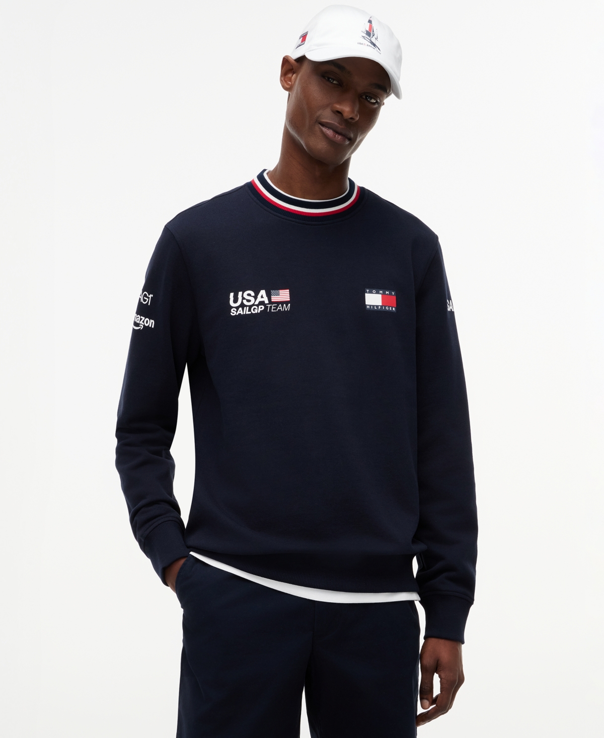 Click here for Tommy Hilfiger x U.s. SailGP Mens Replica Crewneck... prices