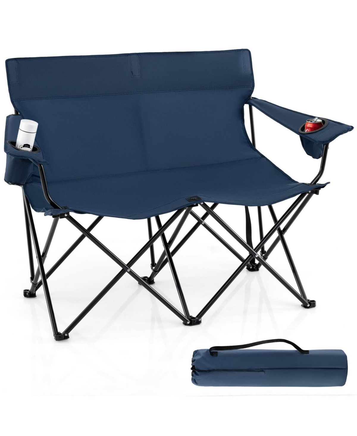 Click here for Mecale Camping Loveseat Chair for 2 with Cup Holde... prices