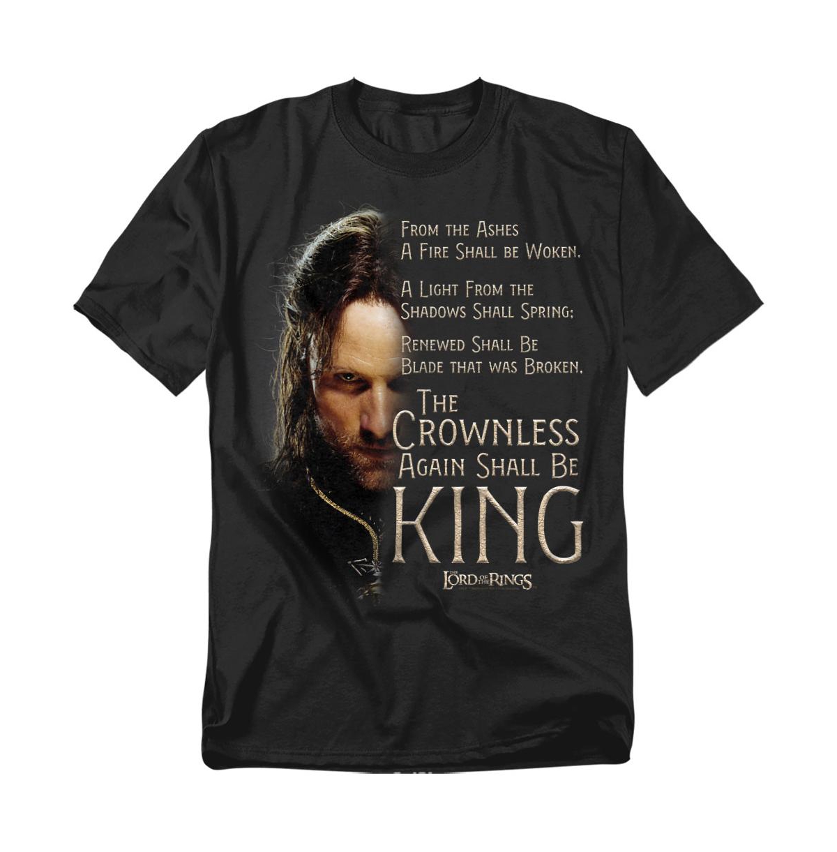 Click here for Lord Of The Rings Mens Aragorn Crownless King T-Sh... prices