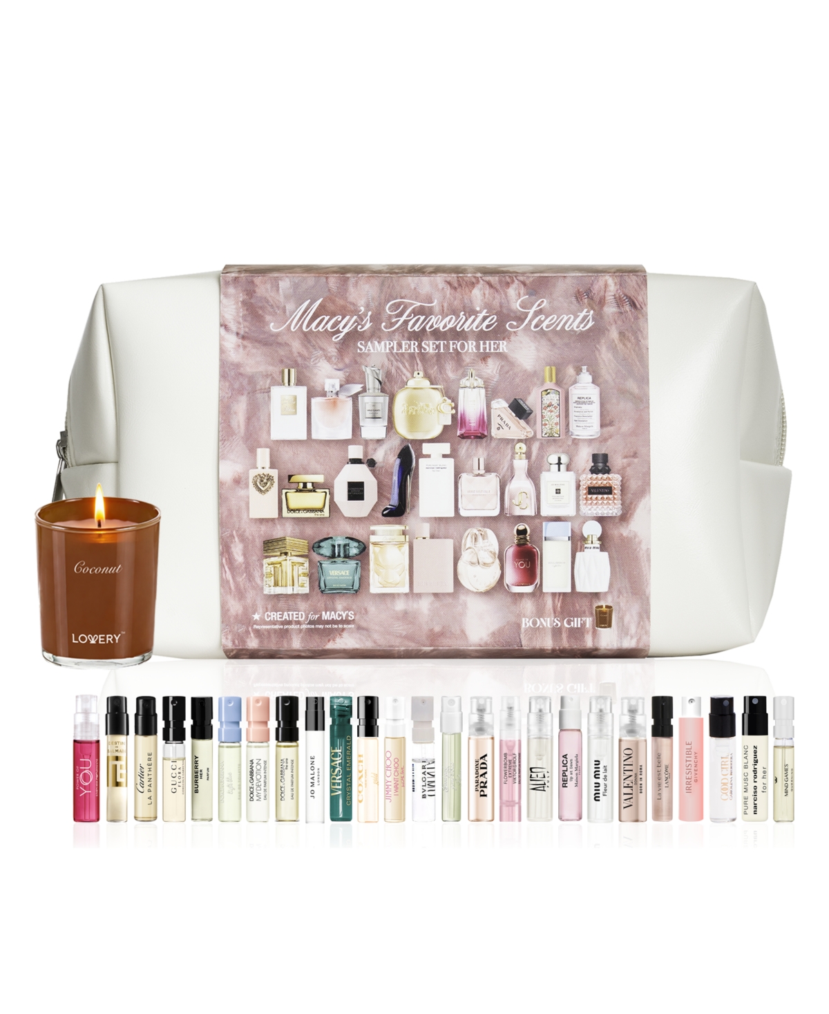 Click here for Macys 26-Pc. For Her Fragrance Sampler Set prices